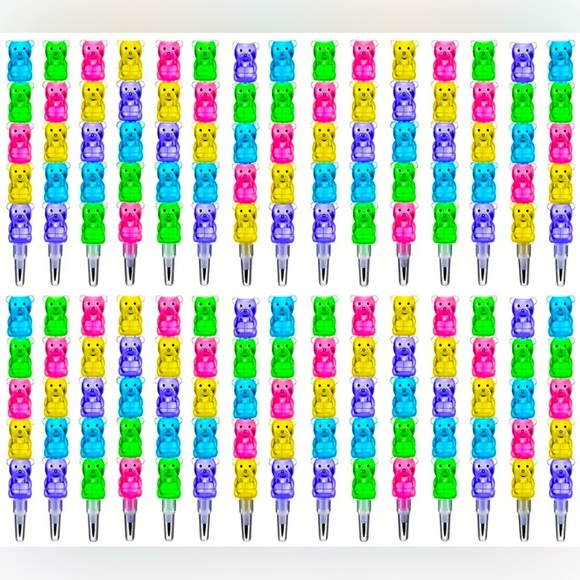Other | Colorful 5 In 1 Stackable Hb Pencils Bearshaped Pencil Nwop ...